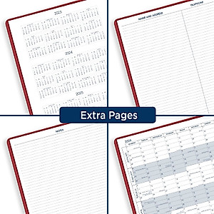 AT-A-GLANCE Fashion 2024 Monthly Planner, 9" x 11", Large, Red (702501324)