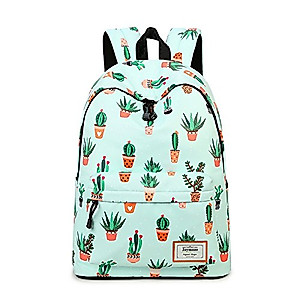 Joymoze Leisure Backpack for Girls Teenage School Backpack Women Backpack Purse Cactus