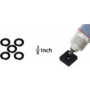 (10+10Sets) 1/2” and 3/8" Impact Retaining Ring Clip Friction Ring with O-Ring for Milwaukee Electric/Pneumatic Type Impact Wrench, Retainer Ring Anvil Install Tool Included