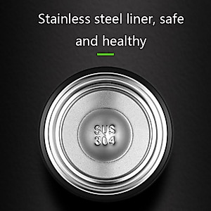 Car Water Bottle for Tesla Model 3 Model S Model X Model Y, Car Travel Mug Insulated Tumbler Coffee MugInsulated Tumbler Leakproof Stainless Steel Thermo Flasks,Black