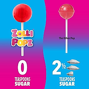 Zollipops Clean Teeth Lollipops AntiCavity Sugar Free Candy with Xylitol for a Healthy Smile Great for Kids Diabetics and Keto DietStrawberry 3.1oz, Strawberry, 15 Count