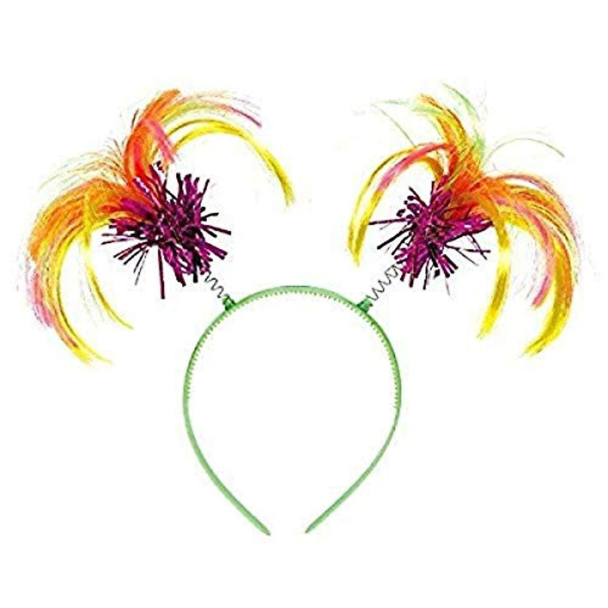 Amscan Ponytail Headband, Party Accessory, Neon, 8" x 5"