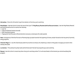 (2-Pack) Replacement for Verizon FiOS TV All in One Smart Voice Remote Control (Not Backward Compatible), Black