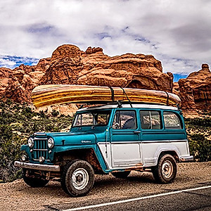 Tie Down Strap Padded Cam Lock Buckle - Cargo Straps for Moving Appliances, Lawn Equipment, Motorcycle SUP Kayak Surfboard Surf Rack - Black Pair