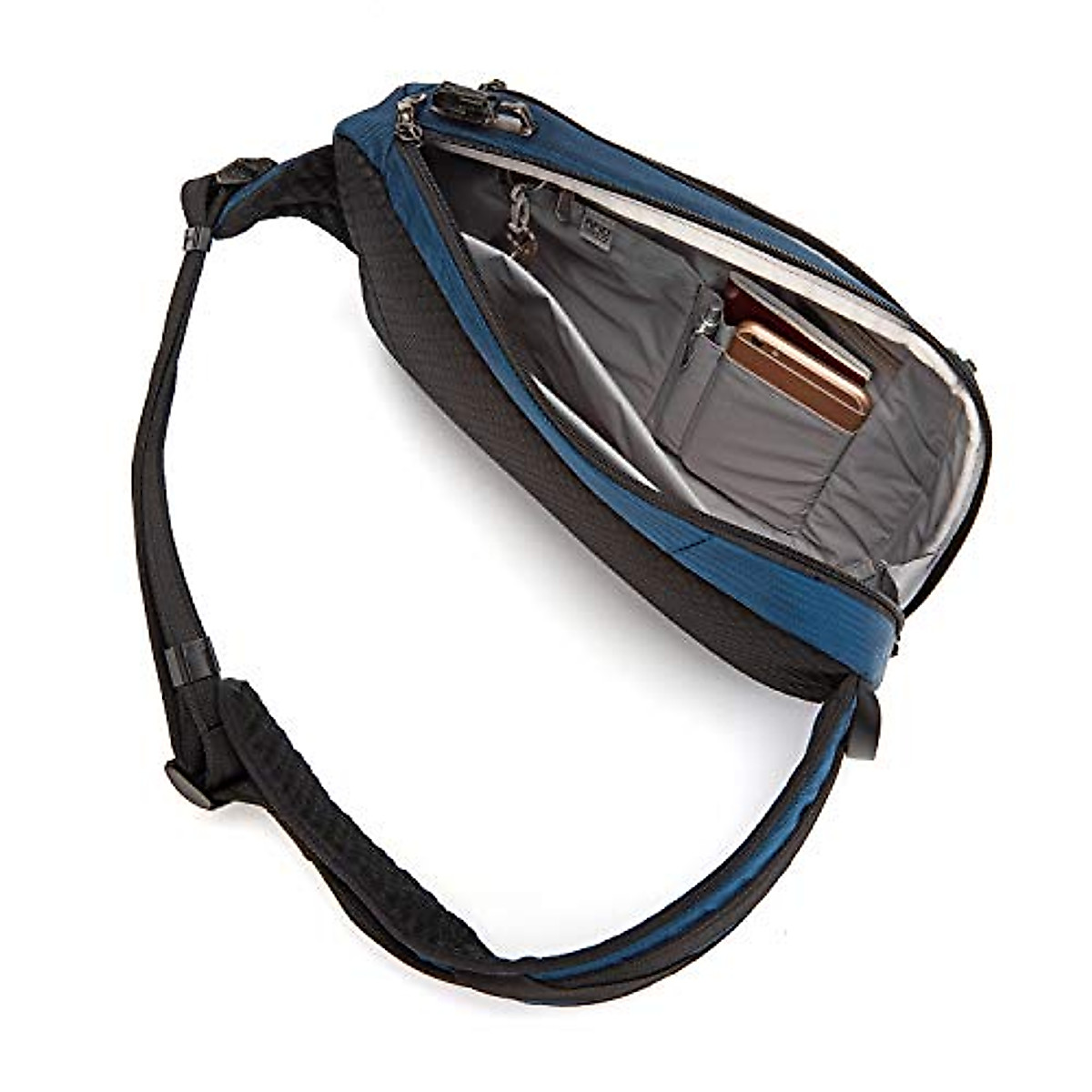 Pacsafe Vibe 325 ECONYL 10L Anti Theft Slingpack/Crossbody - Fits 13" Laptop, ECONYL Ocean