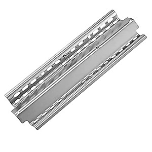 YIHAM KA733 Universal Grill Replacement Adjustable Heat Plate Shield, Stainless Steel Heat Tent, Flavorizer Bar, Burner Cover, Flame Tamer for Gas Grills, Extends from 12" up to 22", 1 Pack