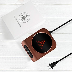 Coffee Mug Warmer - Desktop Beverage Warmer - Electric Cup Warmer Tea Water Cocoa Milk for Office Desk and Home Use 110V 35W Best Gift for Coffee Lovers with Automatic Shut Off Function