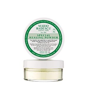 Mario Badescu Special Healing Face Powder for Oily and Troubled Skin, Reduces T-Zone Shine, Decongests Pores and Balances Excess Oil, Gentle Sulfur Powder for Skin Care
