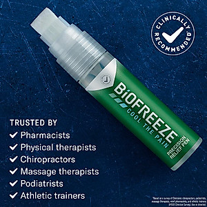 Biofreeze Precision Pain Relief Pen, Arthritis Pain Reliever, Mess-Free Cooling Joint Pain Relief, FSA/HSA Eligible, Menthol Pain Relief Liquid 1.15 Fl Oz
