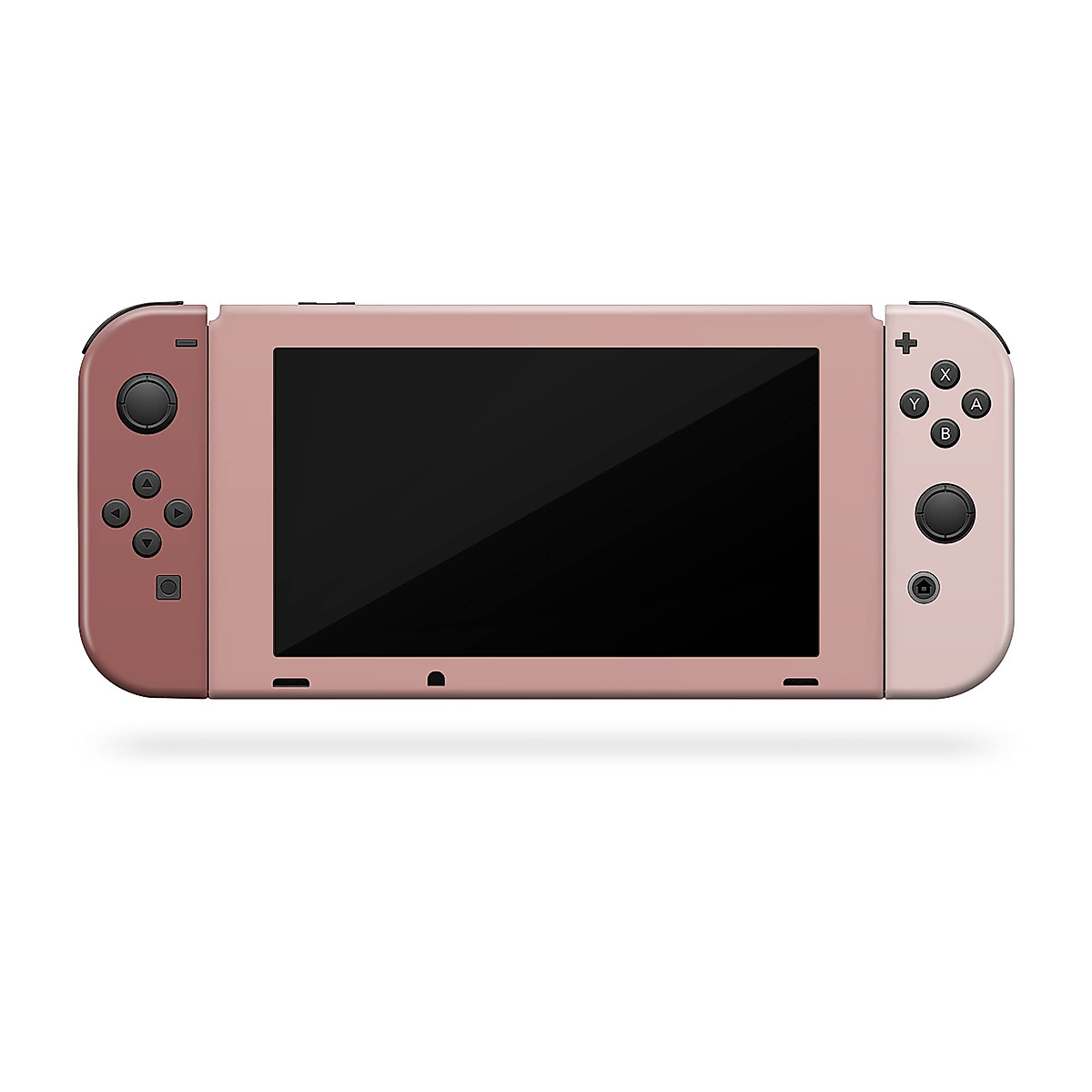 Tacky Design Retro Skin Compatible with Nintendo Switch Skin Wrap Cover, Brown Colorwave Color Blocking for Nintendo Switch Stickers, Premium Vinyl 3M Full Wrap Decal.