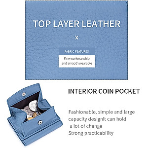 Qiuumey 2023 New Unisex Anti-Credit Card Fraud Folding Mini Wallet, 2023 New Vegan Mini Wallet for Women, Leather RFID Blocking Card Holder Pocket Anti-Credit Card Fraud Folding Mini Wallet (Pink)