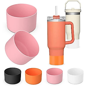 Zenbo 4pcs Silicone Boot for Stanley 40 oz Quencher, IceFlow Flip 30 oz, and 20 oz Tumblers