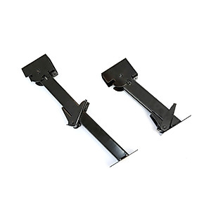 Red Hound Auto 2 Telescoping Folding Trailer Stabilizer Jacks Swing Down 1000 Lbs Support Capacity Each for RV Trailer Camper Includes Handle and Mounting Screws