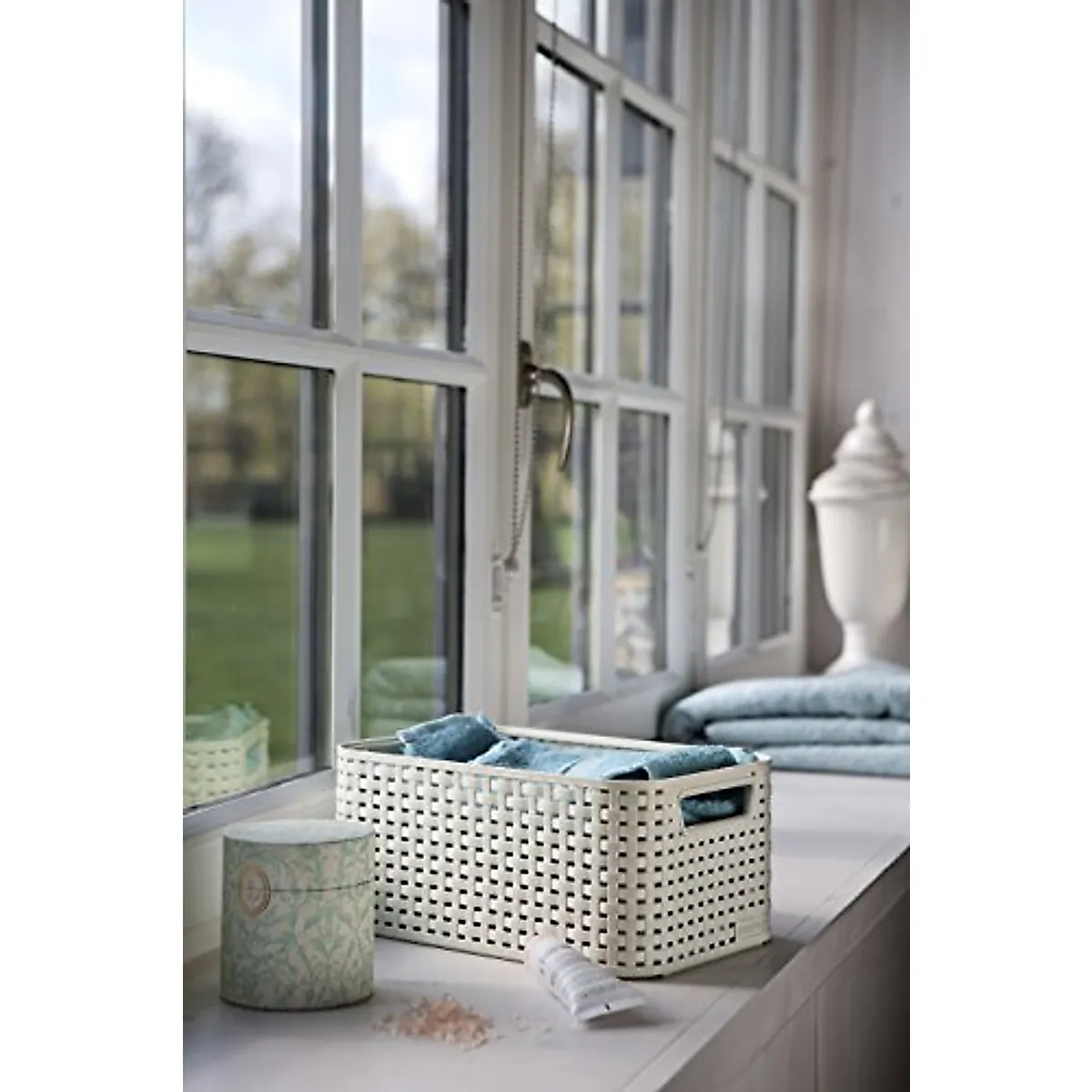 Curver Aspect Rotin Style 205845 Rattan Storage Box Medium Second-Generation Polypropylene