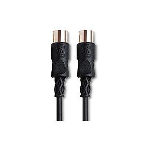 Hosa MID-303BK 5-Pin DIN to 5-Pin DIN MIDI Cable, 3 Feet