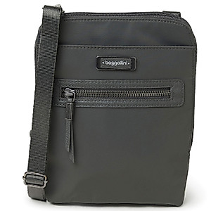 Baggallini womens Brooke Crossbody, Grey, One Size US