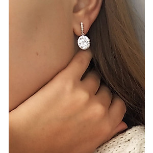 Fashion jewelry designer rhinestone gold tone bridal costume dangle drop earrings for women