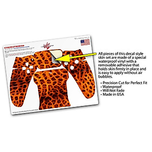 WraptorSkinz Skin Wrap compatible with Sony PS5 DualSense Controller Fractal Fur Cheetah (CONTROLLER NOT INCLUDED)