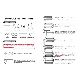 HOORITO Acrylic Hair Accessories Organizer Holder,360-Degree Rotating Claw Clip Organizer,Hair Clip Organizer Display Clear Stand for Dressing Table for Women and Girls