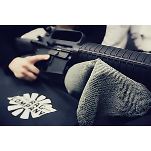 The Rag Company - Professional Microfiber Firearm/Gun/Reel Cleaning & Maintenance Kit - Huge Assortment of Hunting & Fishing Equipment Towels & Cloths (20-Piece)