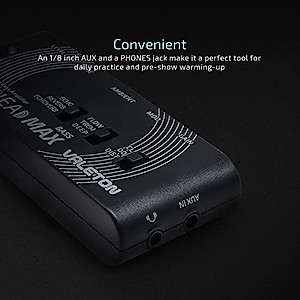 Valeton Rushead Max Bass USB Chargable Portable Pocket Bass Headphone Amp Carry-On Bedroom Plug-In Multi-Effects