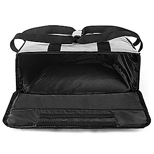 Homevative Electric Heated & Insulated Pizza & Food Delivery Bag. Home Outlet & Car Power Plugs Included, Holds 3 Large Pizza Boxes