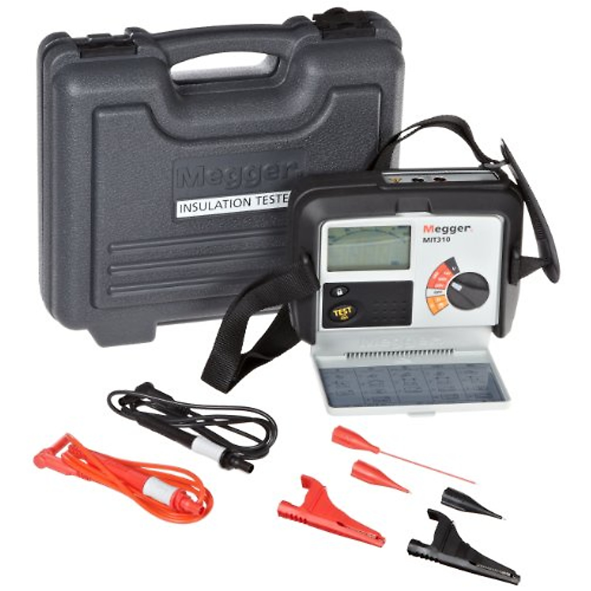 Megger MIT310-EN Insulation Tester, 1000 Megaohms Resistance, 250V, 500V, 1000V Test Voltage