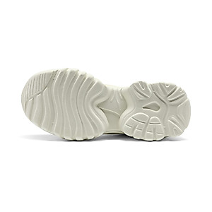 DREAM PAIRS Platform Sneakers, Comfortable Arch Support Breathable Mesh Gym Workout Sport Zapatos para caminar de Mujer Walking Shoe, Chunky Sneakers for Women, All Black, Size 11 Sdfn2315w