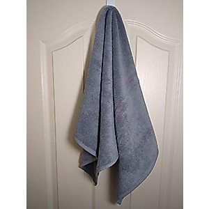 Big Deals,100% Turkish Cotton Extra Large (20 x 35 inch) Hand Towel, for SPA, Gym, Fitness and Sport, Oversized, XL, Large, Huge Big Size Hand Towel,luxury hotel series(grey,6-pack) (grey, 6)