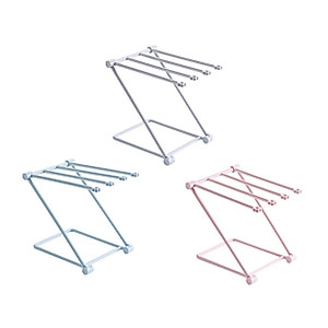 3pcs Cup Rack Vertical Towel Rack Foldable Towel Holder Kitchen Cloth Rack