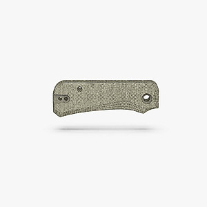 Flytanium Groove Green Canvas Micarta Scales Compatible with CIVIVI Baby Banter Knife