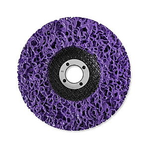 LIZMOF Stripping Wheel, Strip Discs for Angle Grinder, Rust Remover Wheel for Clean and Remove Paint Rust and Oxidation，4'' x 5/8'', 5PACK