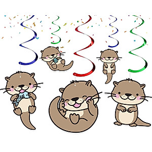 Otter Streamers - Playful Otter Party Decorations for a Splash of Fun