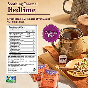 Yogi Tea Stress Relief & Herbal Tea Variety Pack - 16 Tea Bags per Pack (6 Packs) - Organic Herbal Tea Sampler - Includes Bedtime Tea, Kava Stress Relief Tea, Soothing Caramel Bedtime Tea & More