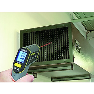 General Tools Non-Contact Digital Laser Temperature Gun, Thermal Detector, -4 to 608 degrees F (-20 to 320 degrees C) - For Cooking/BBQ/Food/Fridge/Pizza Oven/Engine