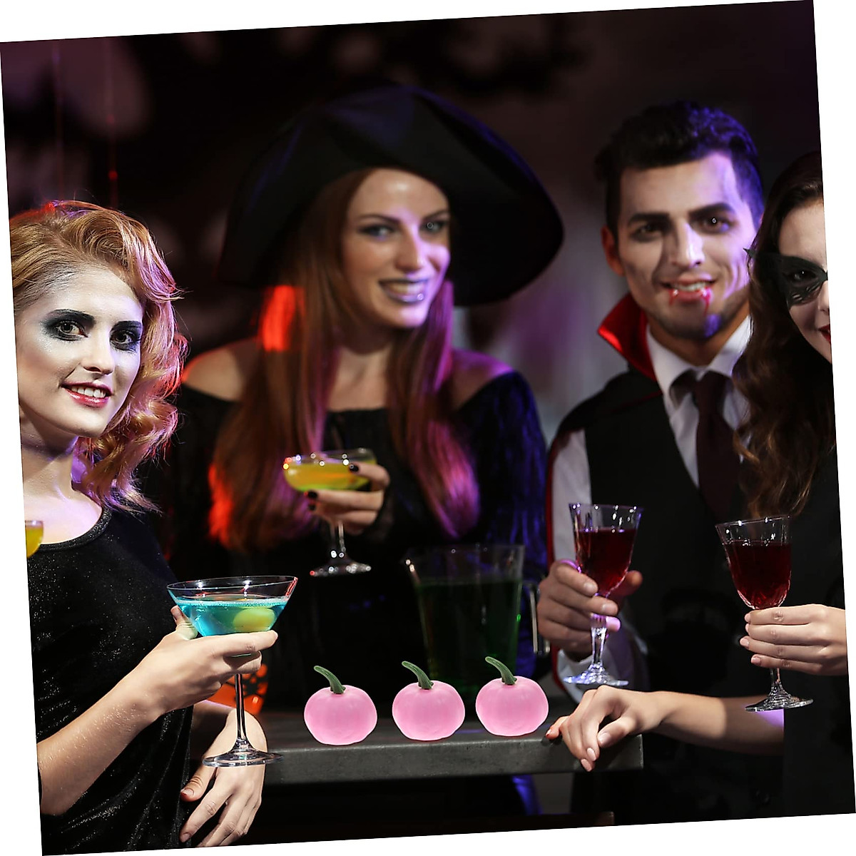 BESTOYARD 48 Pcs Artificial Pumpkin Decor Ornament Models Halloween Centerpiece Lifelike Pumpkins Pumpkin Model Small Pink Pumpkins Foams Pumpkins Fake Pumpkin Halloween Pumpkin Set Wedding