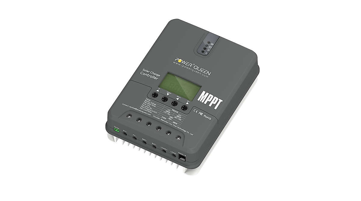 Power Queen 30A MPPT Solar Charge Controller for RVs