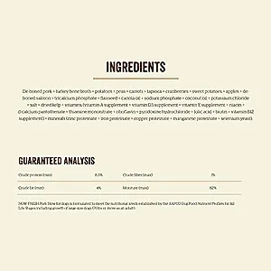 Now Fresh Wet Dog Food, 12.5 oz (12 Ct) - Grain Free Wet Dog Food - Pork Stew with Bone Broth - Healthy Diet for Small, Medium and Large Breed Dogs