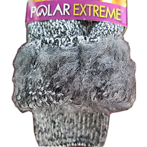 Polar Extreme Thermal Extra Heavy Acrylic Winter Marled Knit Top Socks Matching 2-Pack Random