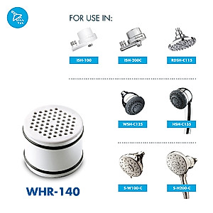 Culligan WHR-140 WTR FiltrationCartridge Shower Filter Replacement Cartridge, 1 Count (Pack of 1), White