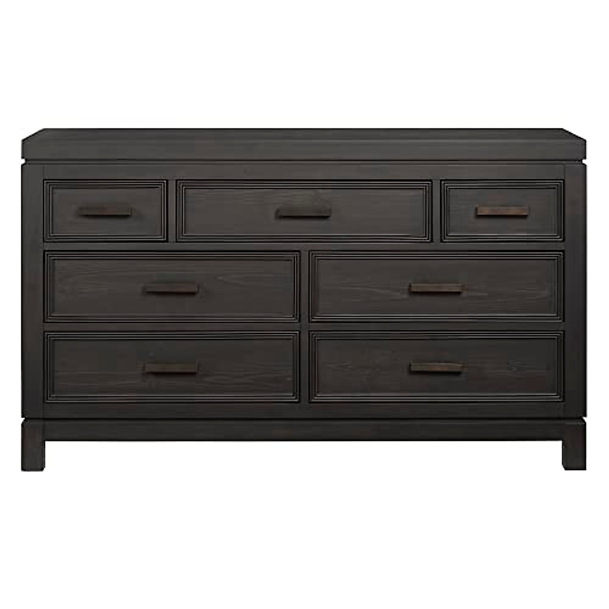 Soho Baby 40037940 Manchester Premium Soft Closing 7-Drawer Dresser, Smooth Black Iron Finish