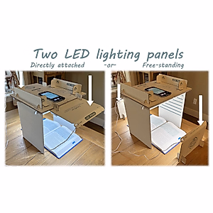 Scanner Bin Pro - Phone Scanner Stand for Photo and Document scanning (Also Used as a Document Camera, Invented & Produced in The USA)