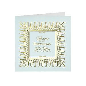 NIQUEA.D Happy Birthday Card, Classic Birthday (NB-0224)