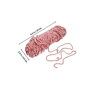 TEHAUX 4pcs Colorful Gold Velvet Yarn Crochet Yarn Thick Knitting Supplies Wool Scarf Chunky Knit Chenille Yarn Chunky Knit Yarn Cotton Yarn Knitting Thread DIY Chenille Wool Soft Pink