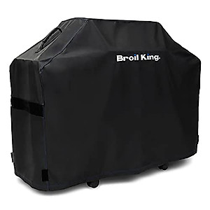 Broil King 68487 Heavy Duty PVC Polyester Grill Cover,Black, 58-Inches