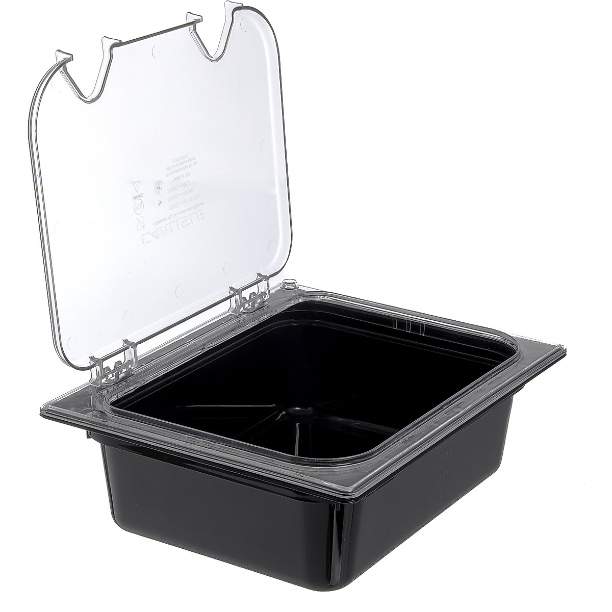 Carlisle FoodService Products 10221B03 StorPlus Half Size Food Pan, Polycarbonate, 4" Deep, Black