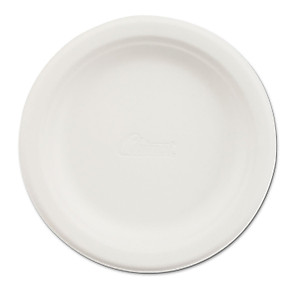 Chinet 21225PK Paper Dinnerware Plate 6-Inch dia White 125/Pack