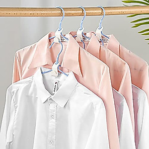 RONRONS 60 Pieces Clothes Hanger Connector Hooks, Outfit Hangers Extender Linking Hook Clips Velvet Huggable Hangers Drop Connecting Grip Heavy Duty Cascading Clothes Space Saving Organizer, 4 Colors