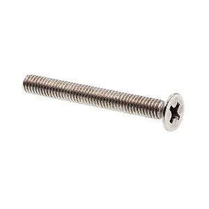 Prime-Line 9121208 Machine Screws, Metric, Flat Head, Phillips Drive, M4-0.7 X 35MM (10 Pack)