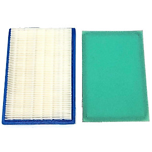 2 Air Filters Plus 2 Pre-Filters Compatible With Briggs & Stratton A/C Filter Cartridge 397795 397795S, Pre-Cleaner Filter 399039
